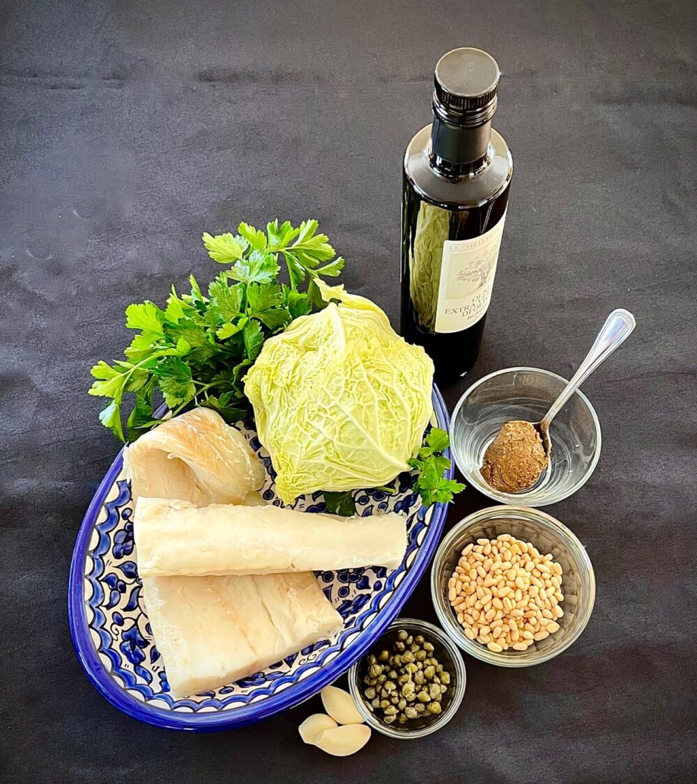 Baccalà (Cod Fish) with Green Sauce – Emeran Mayer, MD